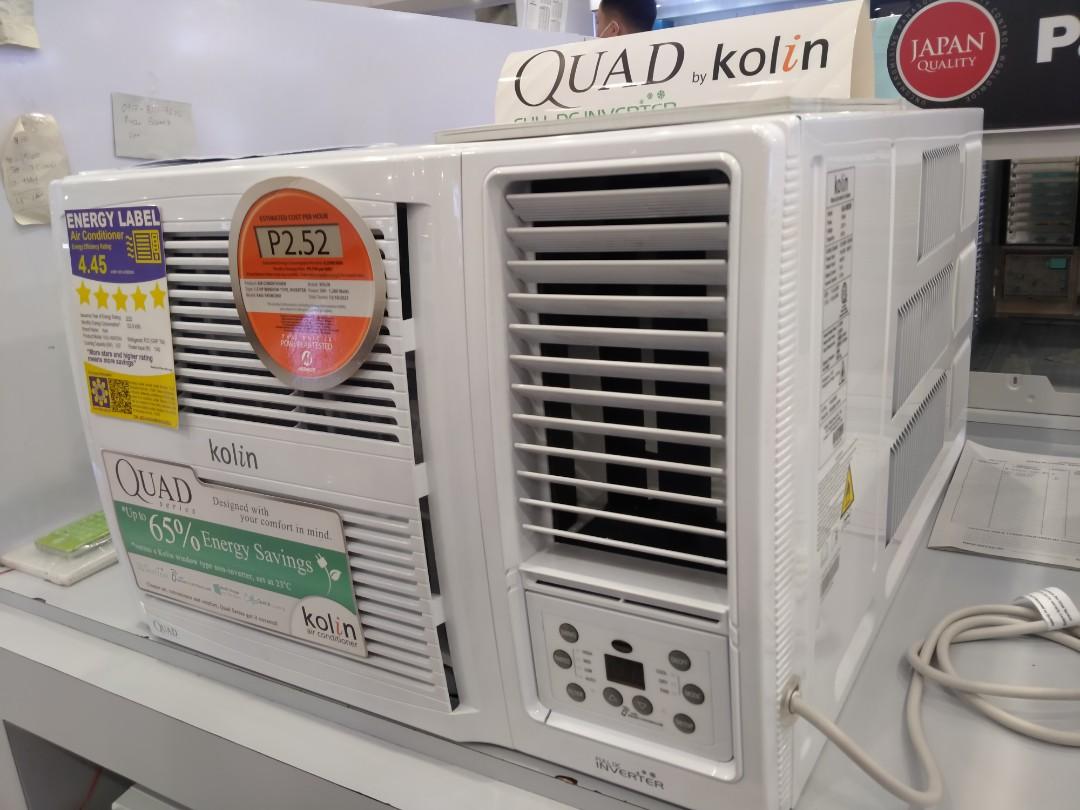 KOLIN WINDOW TYPE INVERTER QUAD SERIES TV Home Appliances Air KOLIN WINDOW TYPE INVERTER QUAD SERIES TV Home Appliances Air