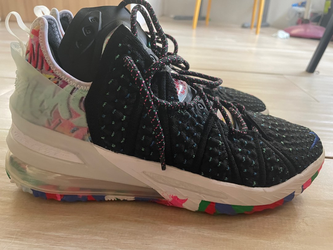 LeBron 18s (Used Once), Men's Fashion, Footwear, Sneakers on Carousell