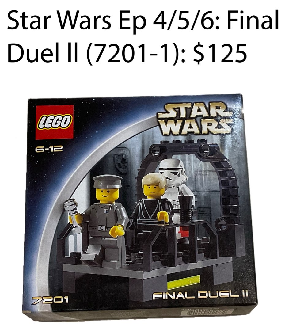 Lego Star Wars Final Duel (7201-1), Hobbies & Toys, Toys & Games on ...