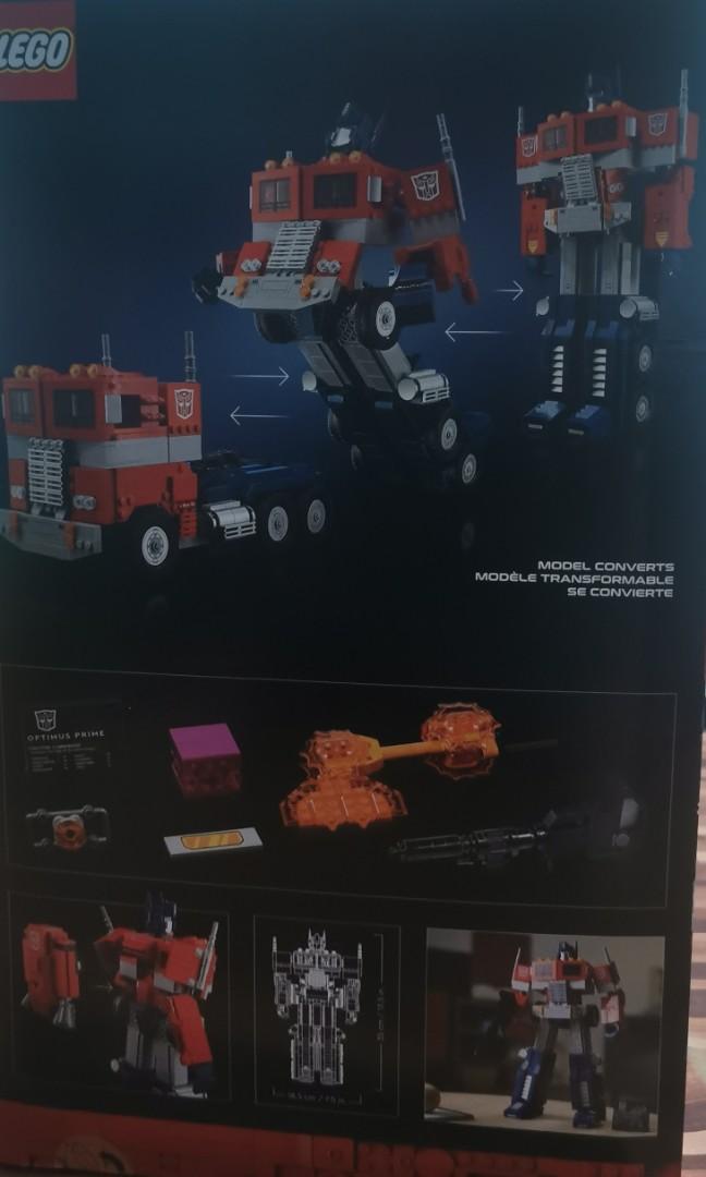 Lego x Hasbro Optimus Prime, Hobbies & Toys, Toys & Games on Carousell
