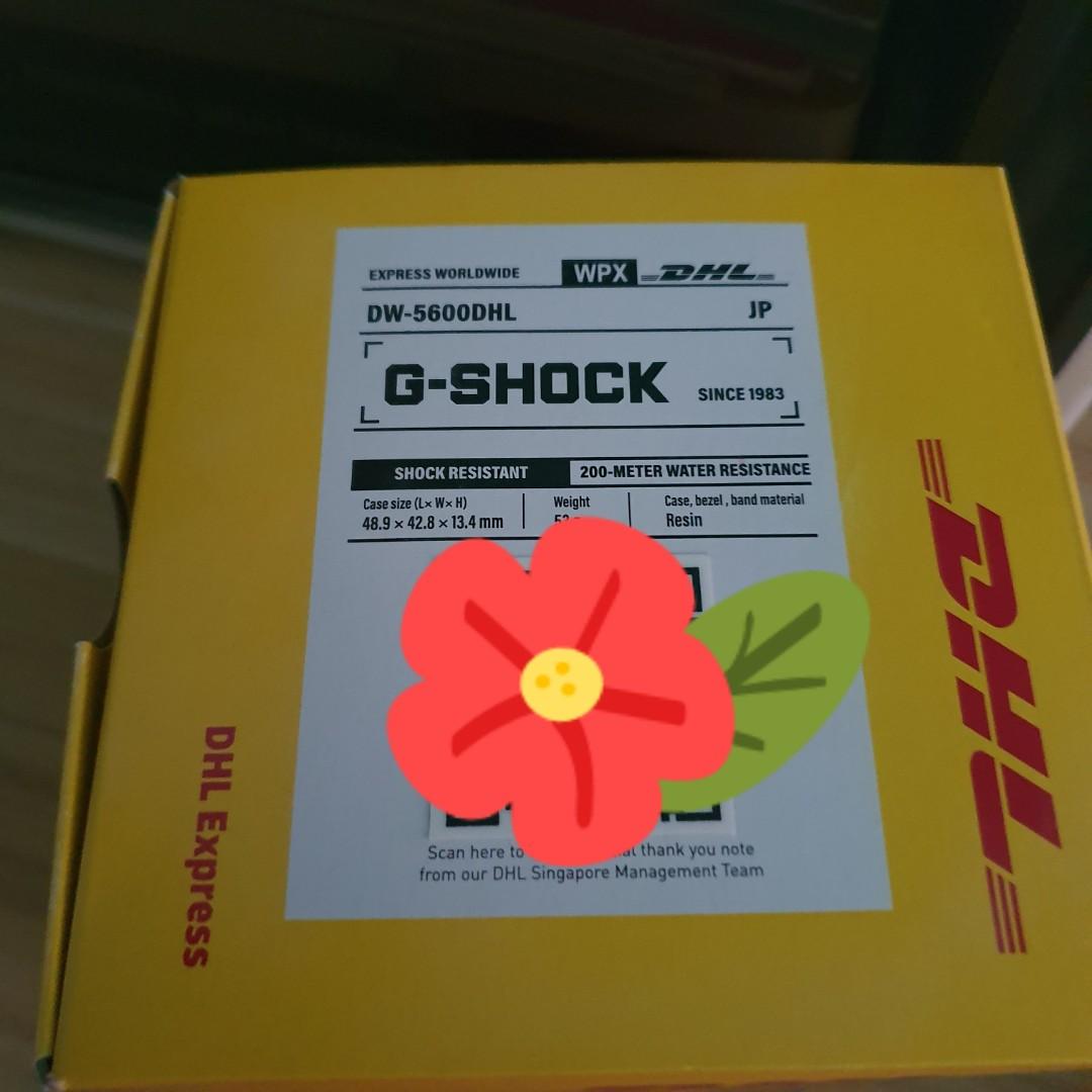 Limited edition DHL G-Shock watch, Mobile Phones & Gadgets, Wearables ...