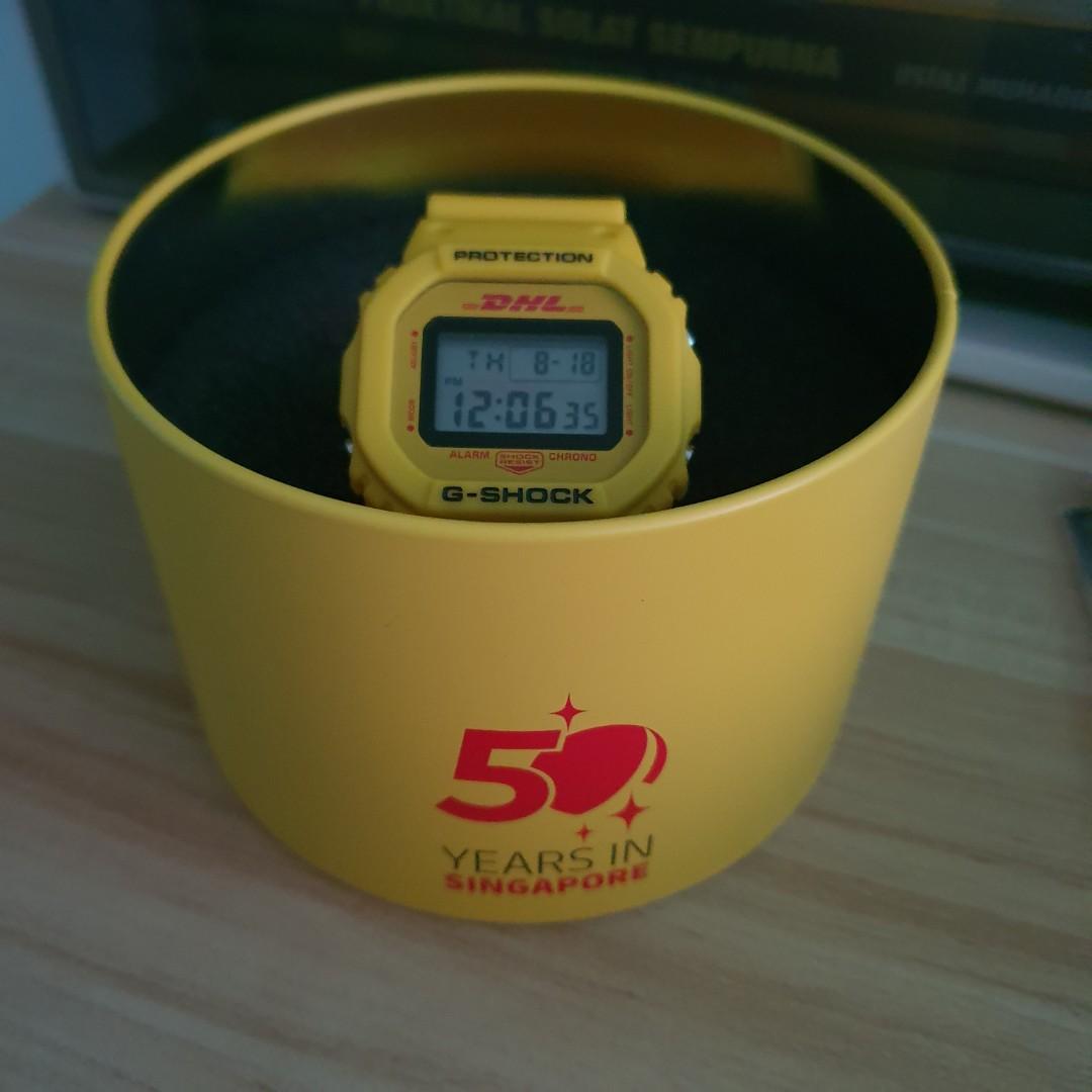 Limited edition DHL G-Shock watch, Mobile Phones & Gadgets, Wearables ...