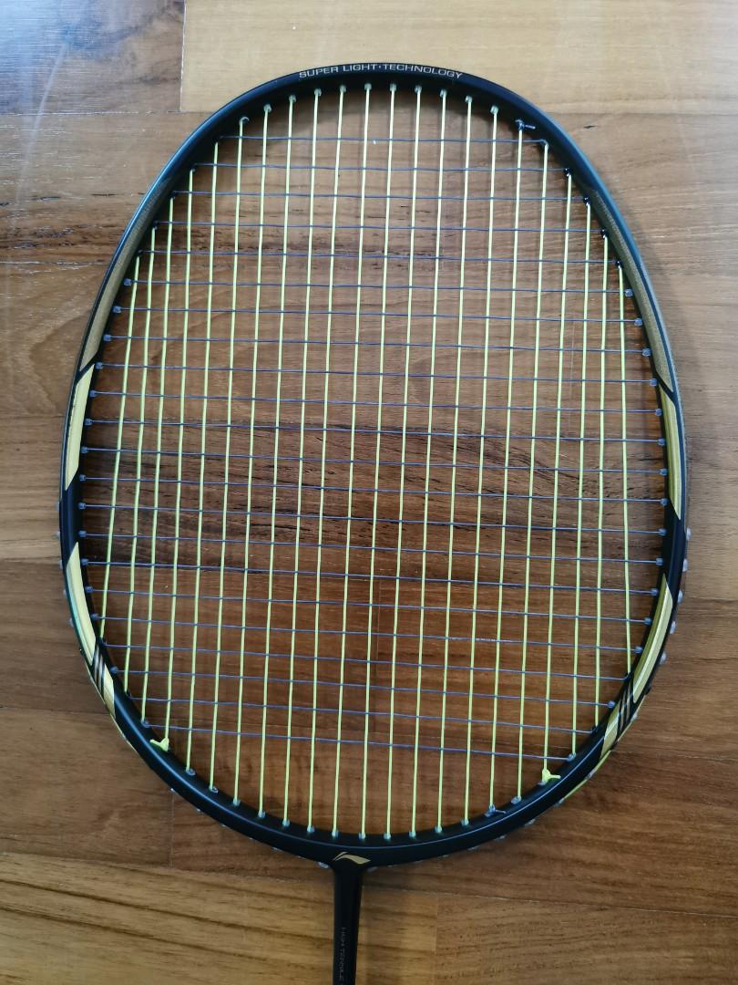 Lining windstorm 78+ badminton racket, Sports Equipment, Sports & Games ...