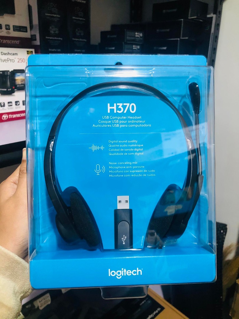 Logitech H370 USB Headset, Audio, Headphones & Headsets on Carousell