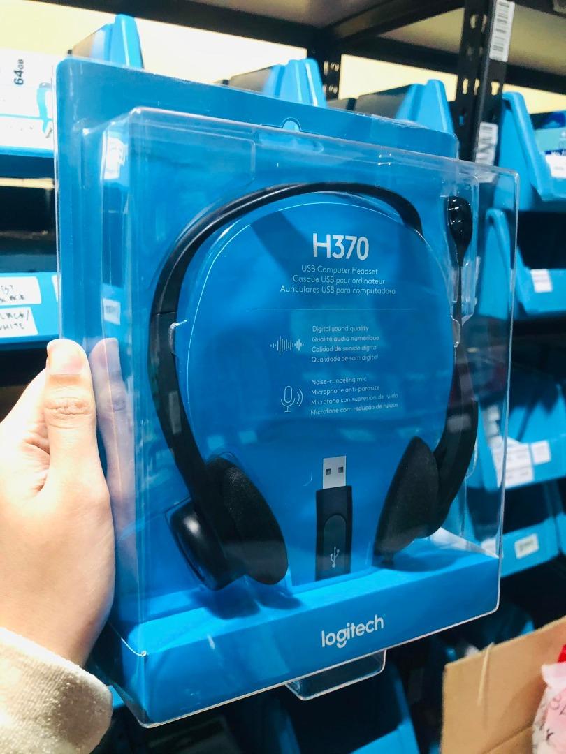 Logitech H370 USB Headset, Audio, Headphones & Headsets on Carousell