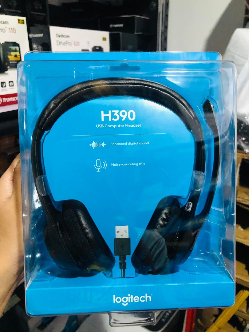 Logitech H390 USB Headset, Audio, Headphones & Headsets on Carousell
