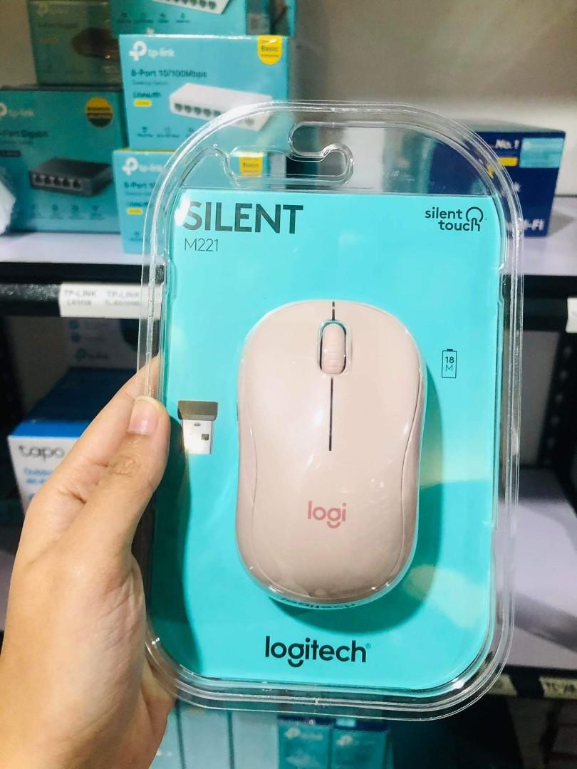 Logitech M221 Wireless Silent Mouse Rose, Computers & Tech, Parts ...
