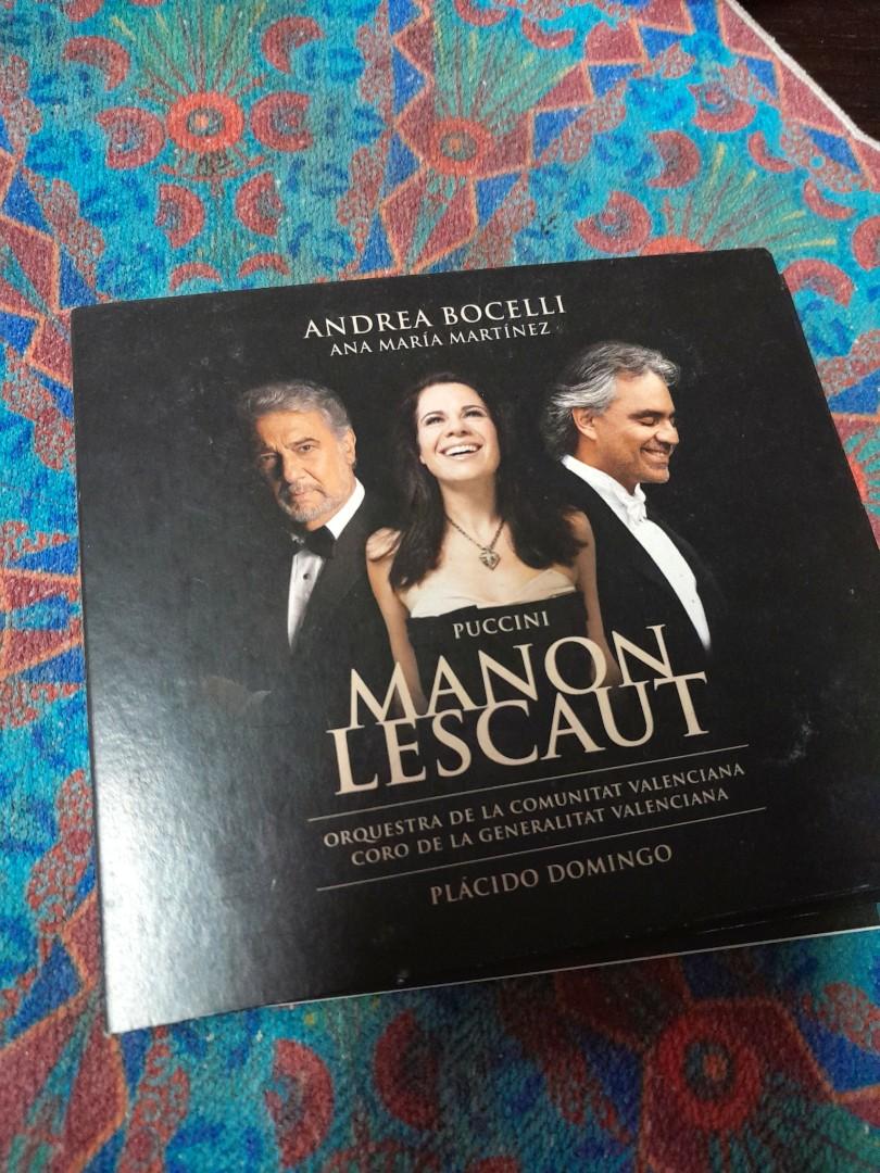 Manon Lescaut CD (Andrea Bocelli, Ana Maria Martinez, Placido Domingo ...