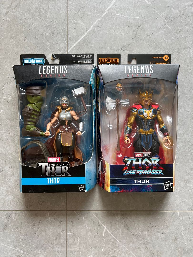 Marvel Legends Thor & Lady Thor set, Hobbies & Toys, Toys & Games on ...