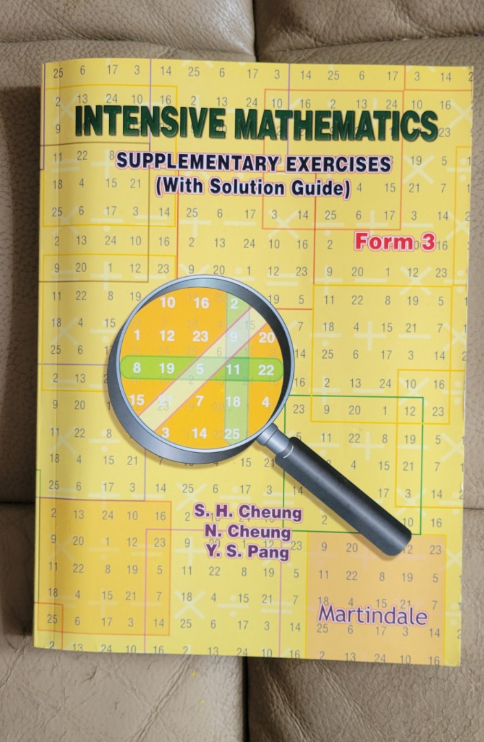 Intensive Mathematics - Form 3, 興趣及遊戲, 書本 & 文具, 教科書 - Carousell