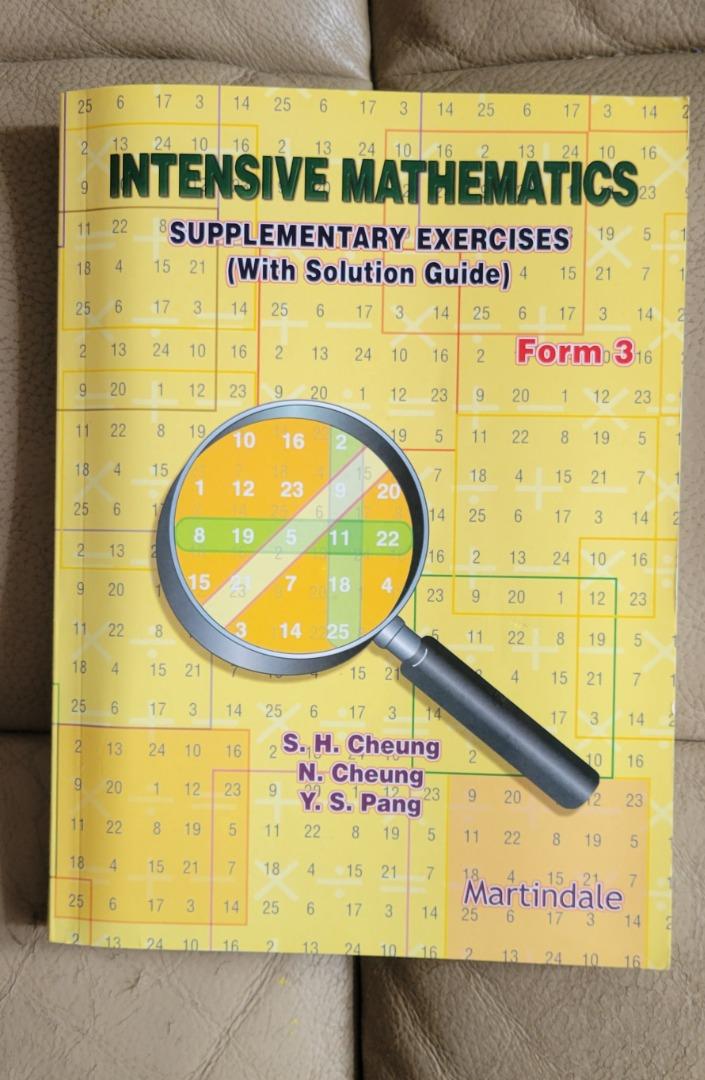 Intensive Mathematics - Form 3, 興趣及遊戲, 書本 & 文具, 教科書 - Carousell