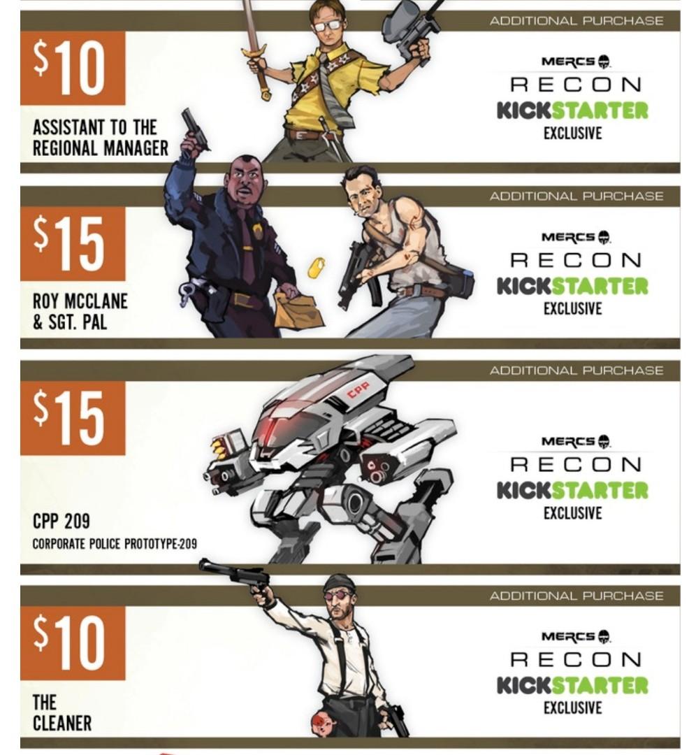 Mercs: Recon KS all-in main game pledge, Hobbies & Toys, Toys & Games on Carousell