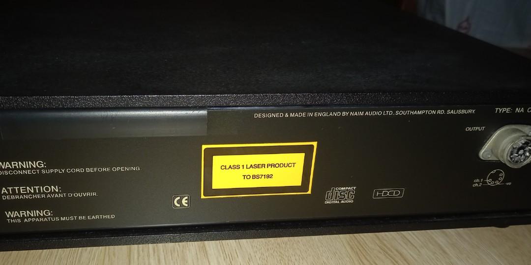 NAIM NA CDX CD PLAYER HDCD...GD COND, Audio, Soundbars, Speakers ...