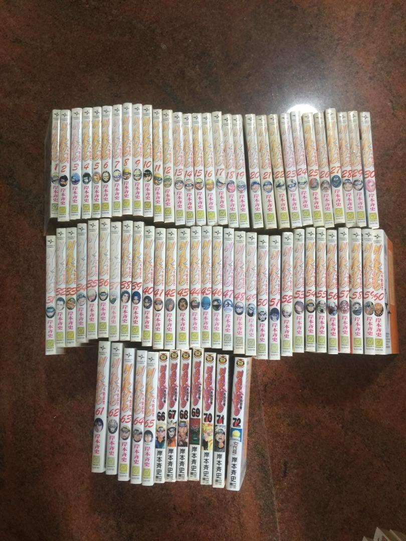 Naruto complete set vol 1 to 72, Hobbies & Toys, Books & Magazines, Comics & Manga on Carousell