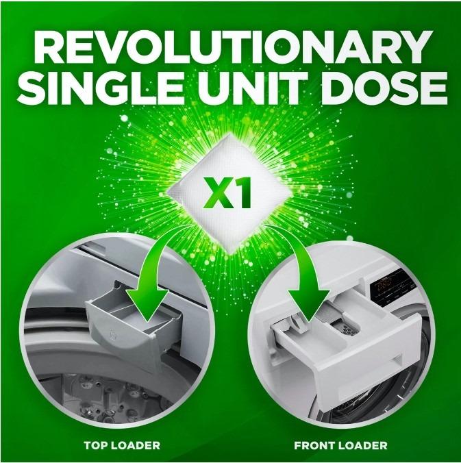 NEW! ARIEL NANO PODS, 100% Stain Removal, Fast Dissolving Sachets x 5 ...