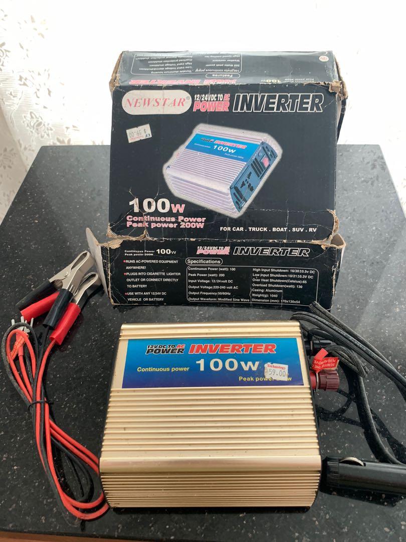 NEW STAR Power Inverter. 12V DC to 230V, Car Accessories, Accessories ...