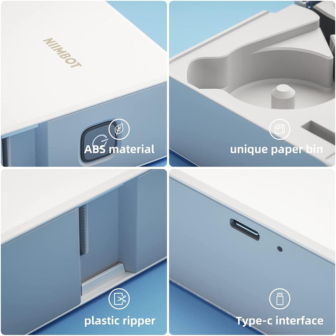 NIIMBOT B18 Colour Label Printer, Wireless Bluetooth Connection, Mobile ...