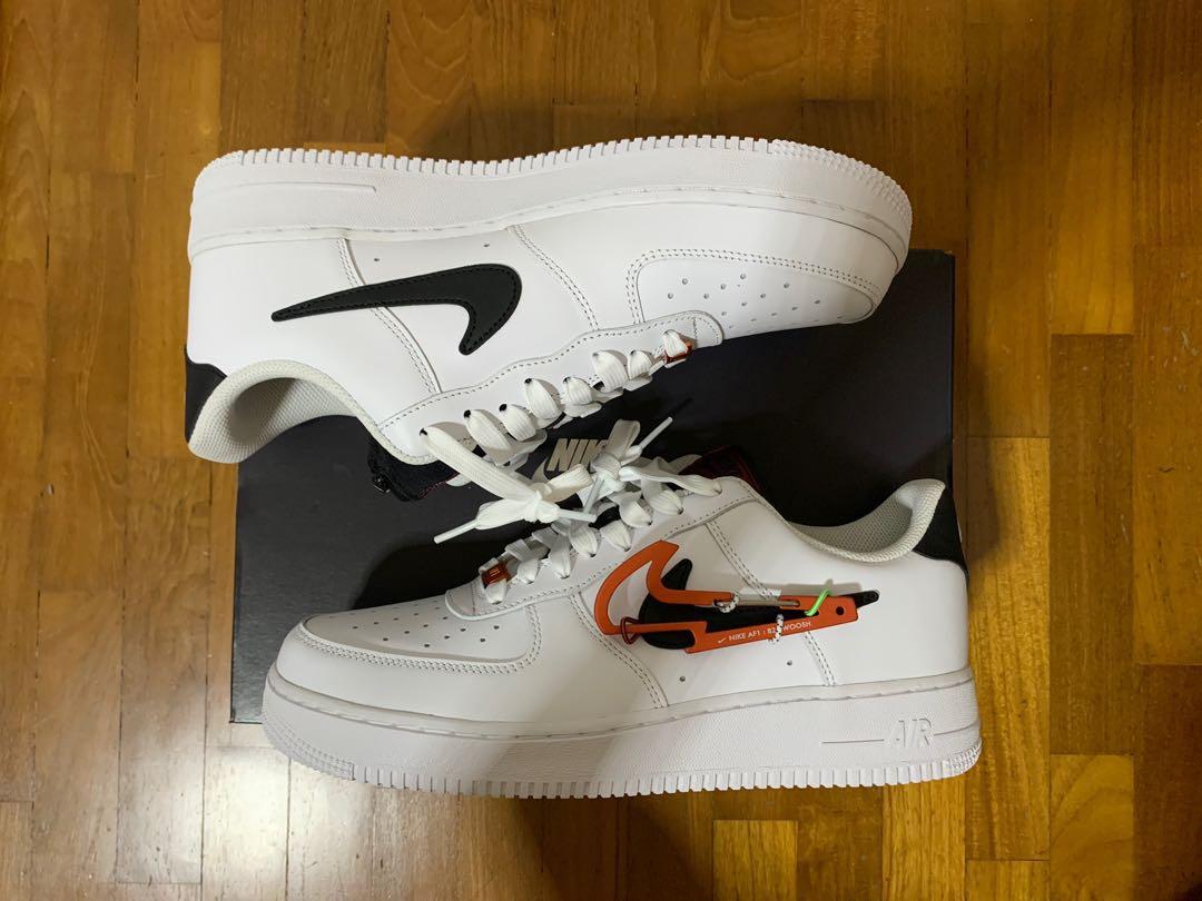 Nike Air Force 1 Carabiner Swoosh, Men's Fashion, Footwear, Sneakers on ...