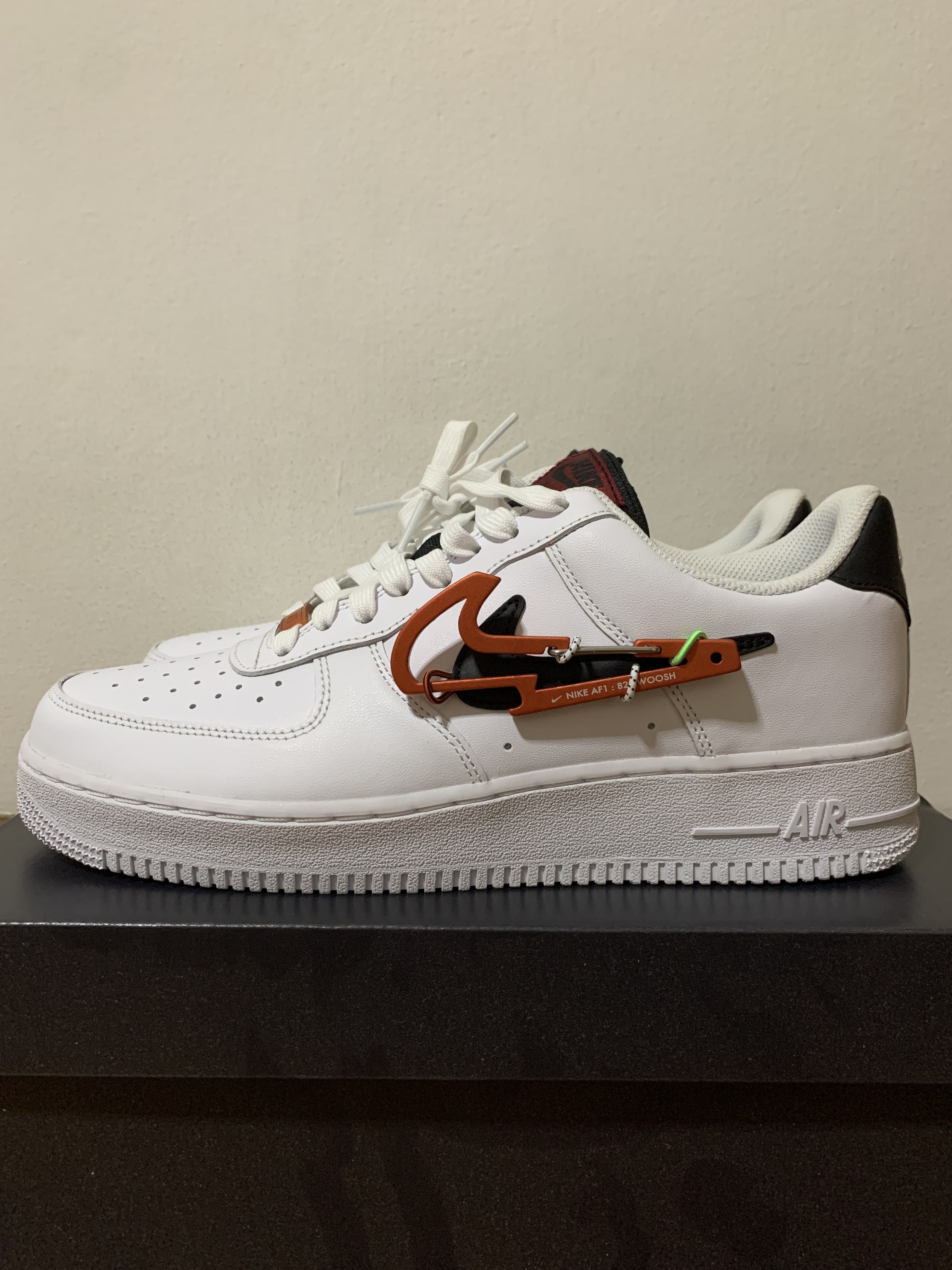 Nike Air Force 1 Carabiner Swoosh, Men's Fashion, Footwear, Sneakers on ...