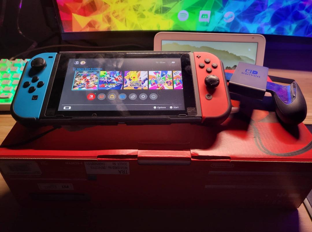 Nintendo Switch v2 Bundle (With 5 Games, Case, Carrying Case, etc ...