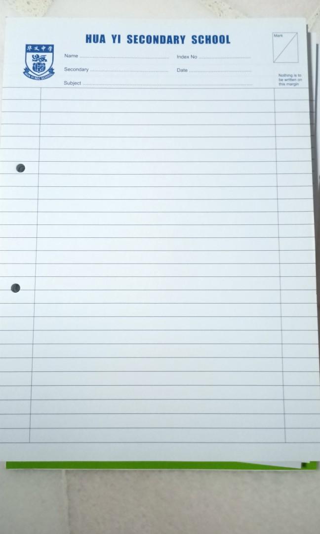 Notebook/Foolscap/Graph paper/Accounting paper, Hobbies & Toys ...
