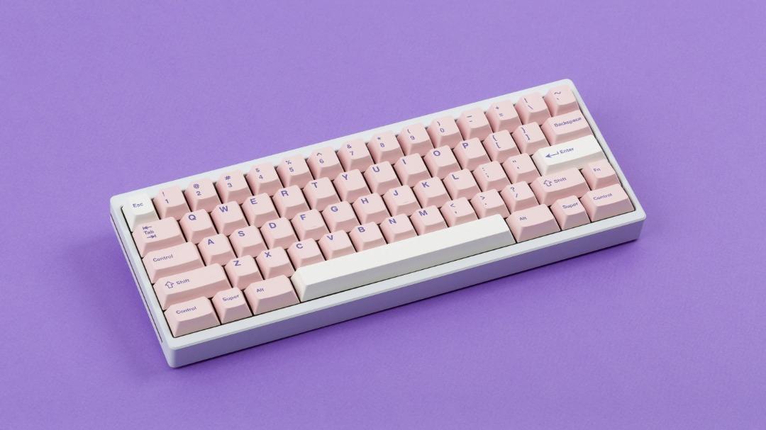Novelkeys Cherry Blossom Pink Purple PBT Dyesub Keycaps Custom ...