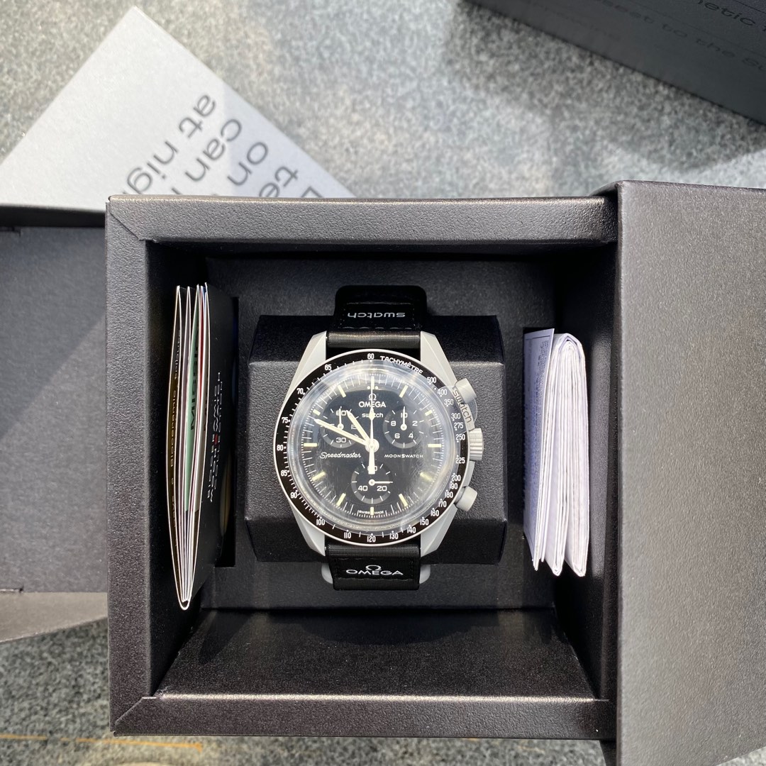 Omega X Swatch Moon, Men's Fashion, Watches & Accessories, Watches on ...