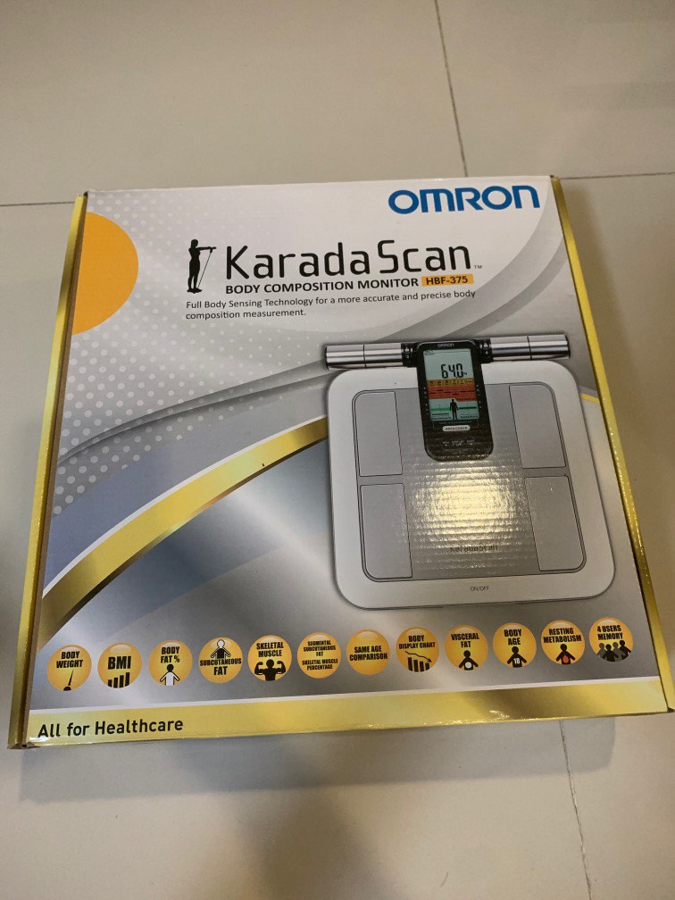 Omron karada weighing scale, Health & Nutrition, Health Monitors ...