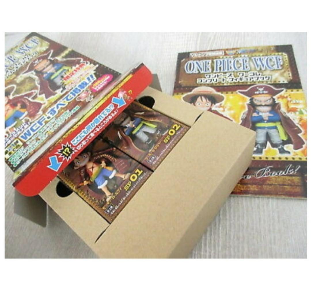 One Piece WCF Complete Figure Book Luffy Gold Roger World Collectable ...
