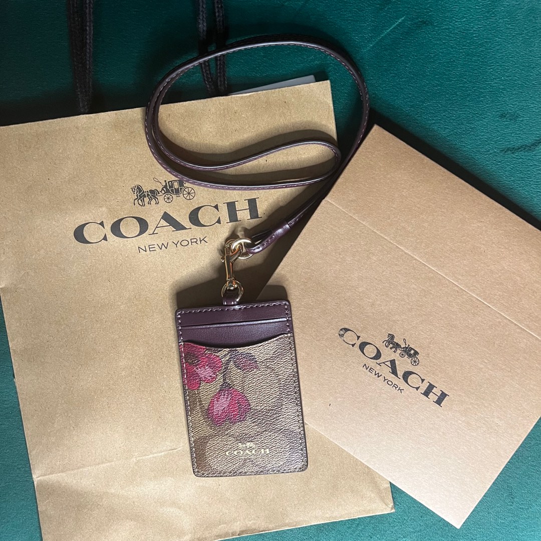 Original Coach Id Lanyard, Luxury, Accessories on Carousell