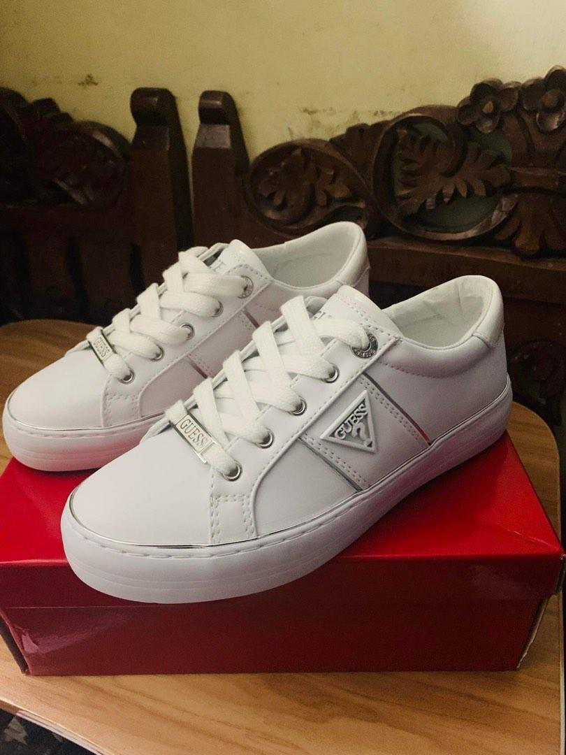 Original Guess white sneakers, Women's Fashion, Footwear, Sneakers on ...