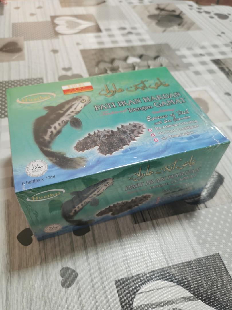 Pati Ikan haruan dengan gamat Essence of Fish with Sea Cucumber, Health ...