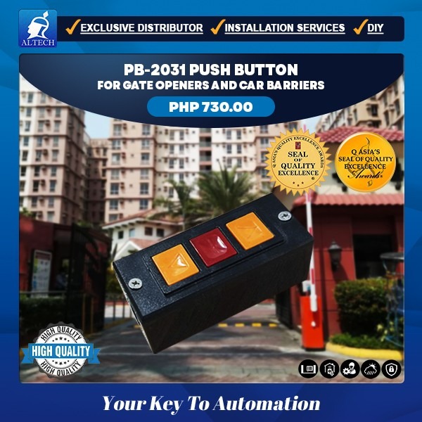 PB-2031 PUSH BUTTON FOR GATE OPENERS AND CAR BARRIERS, Furniture & Home ...