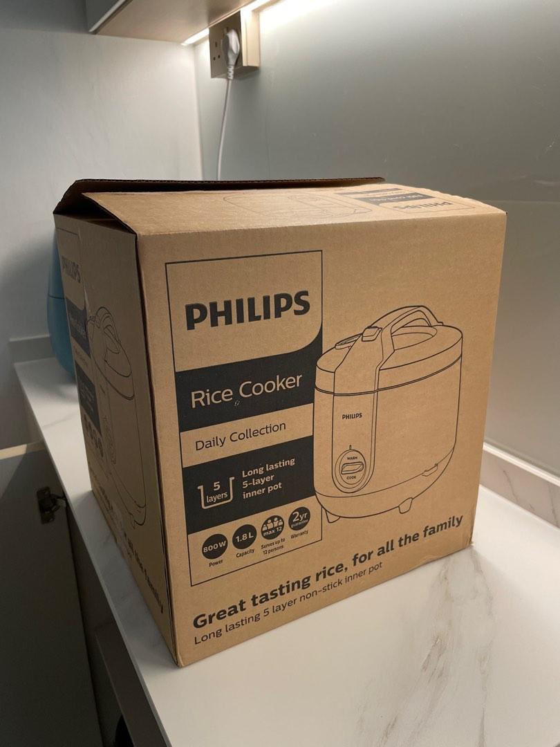 PHILIPS HD3115 1.8L RICE COOKER, TV & Home Appliances, Kitchen ...