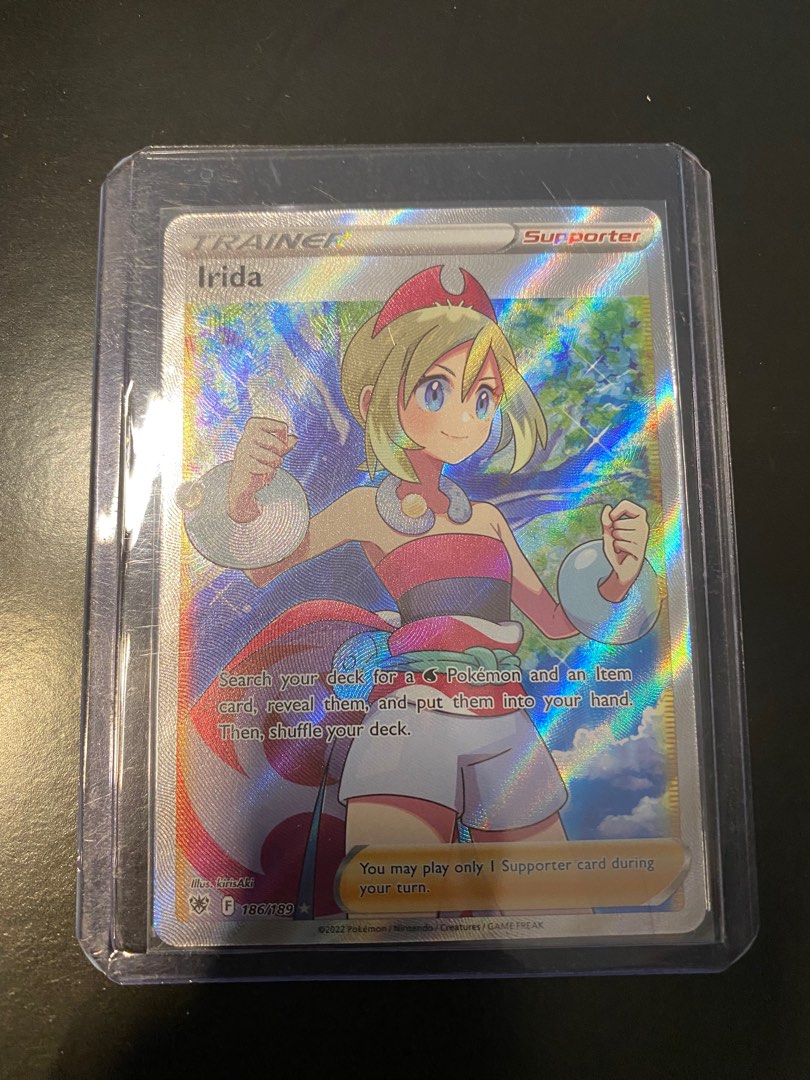 Pokemon tcg - Irida full art, Hobbies & Toys, Toys & Games on Carousell