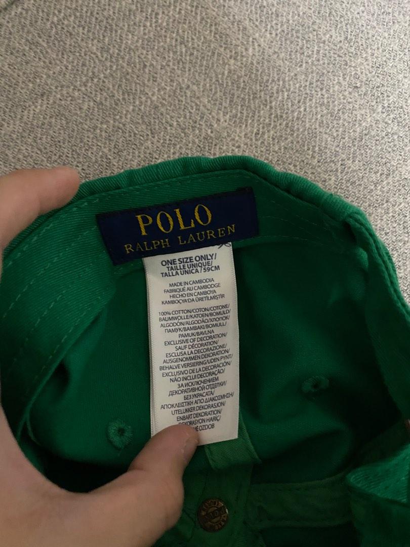 Polo Ralph Lauren Cap Green, Men's Fashion, Watches & Accessories, Caps ...