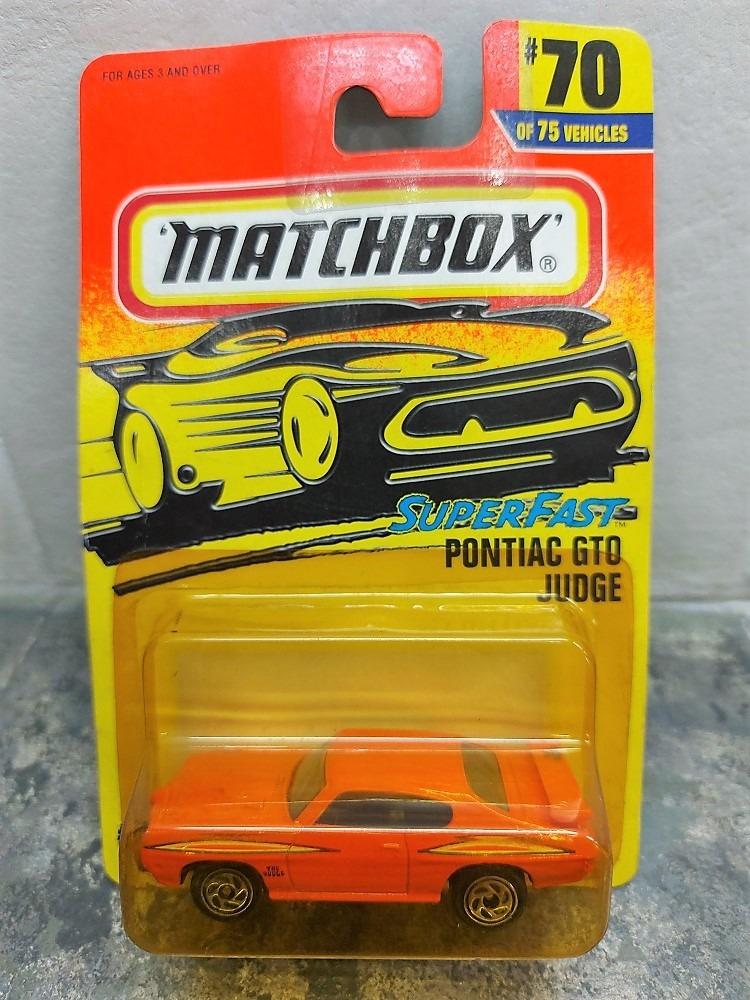 PONTIAC GTO JUDGE - Matchbox 1996 Super Fast Series, Hobbies & Toys ...