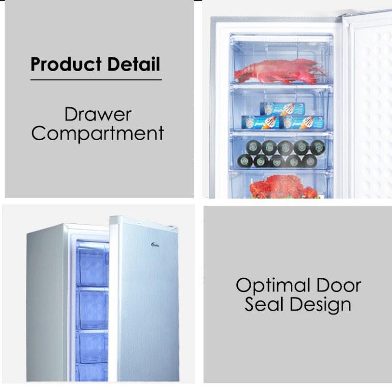 PowerPac Chest Freezer, Upright freezer, Freestanding Freezer 175L (PPFZ180) , TV & Home ...