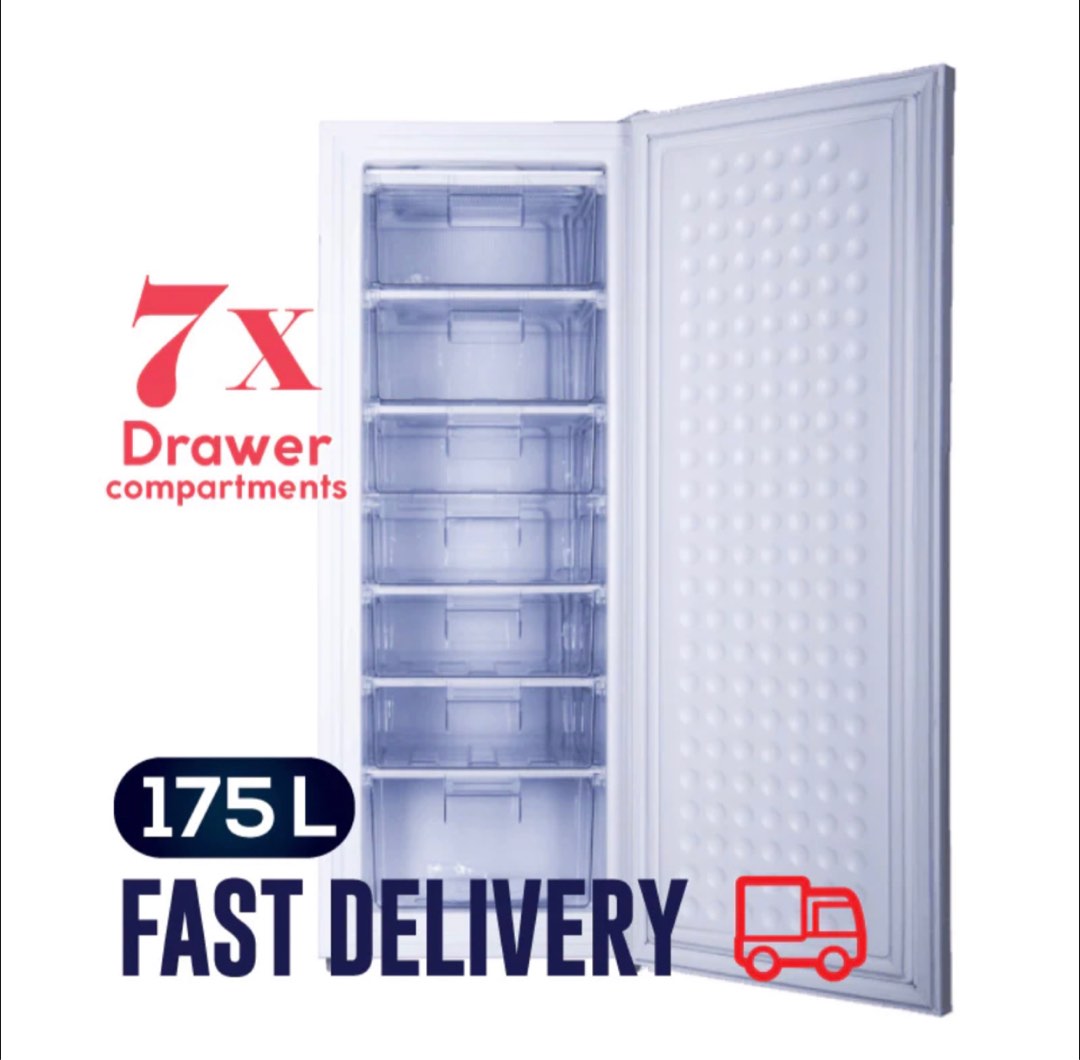 PowerPac Chest Freezer, Upright freezer, Freestanding Freezer 175L (PPFZ180) , TV & Home ...