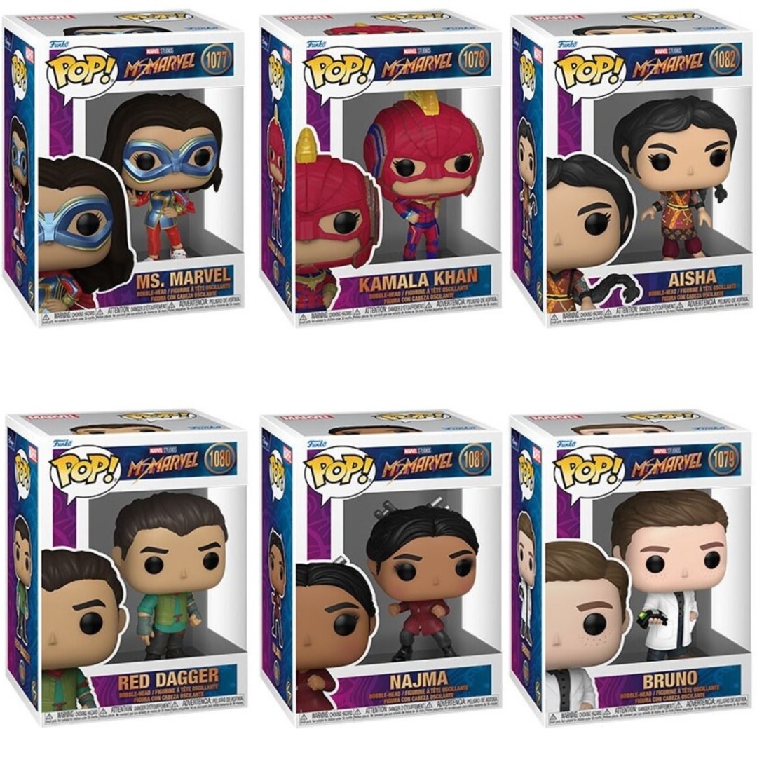(Preorder) FUNKO POP! TELEVISION: Ms. Marvel - Ms. Marvel Kamala Khan ...
