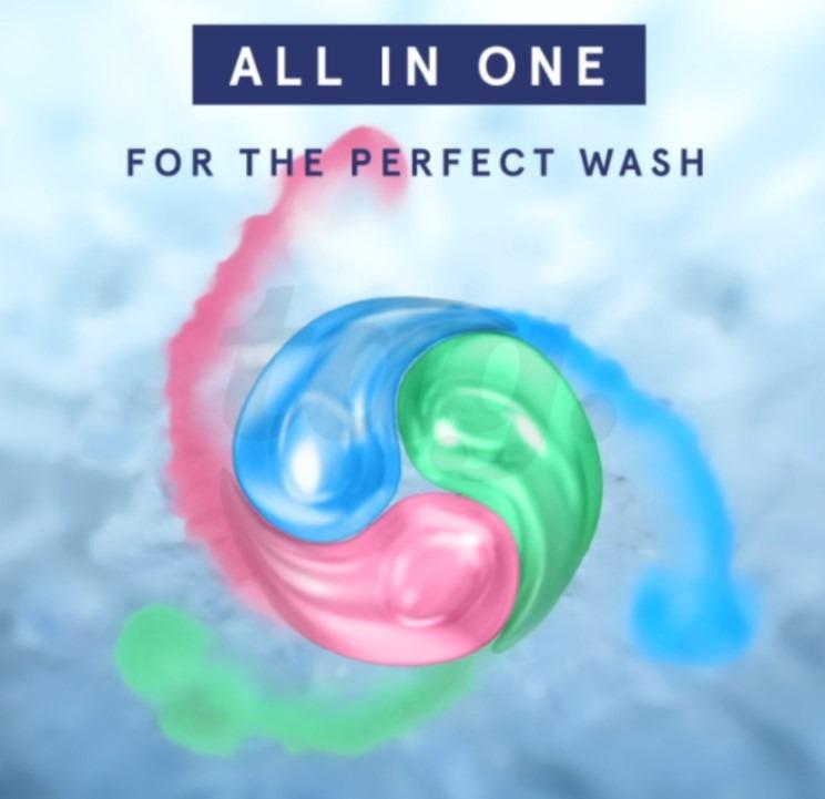 PROMO! OMO 3-in-1 Laundry Capsules, Eliminates 99.99% Bacteria ...