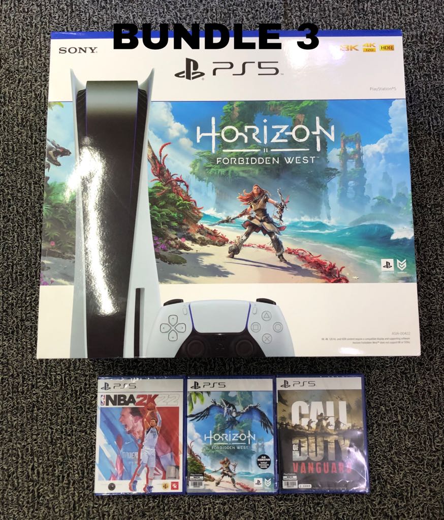 PS5 Disc Version Horizon Forbidden West Bundle 3, Video Gaming, Video ...