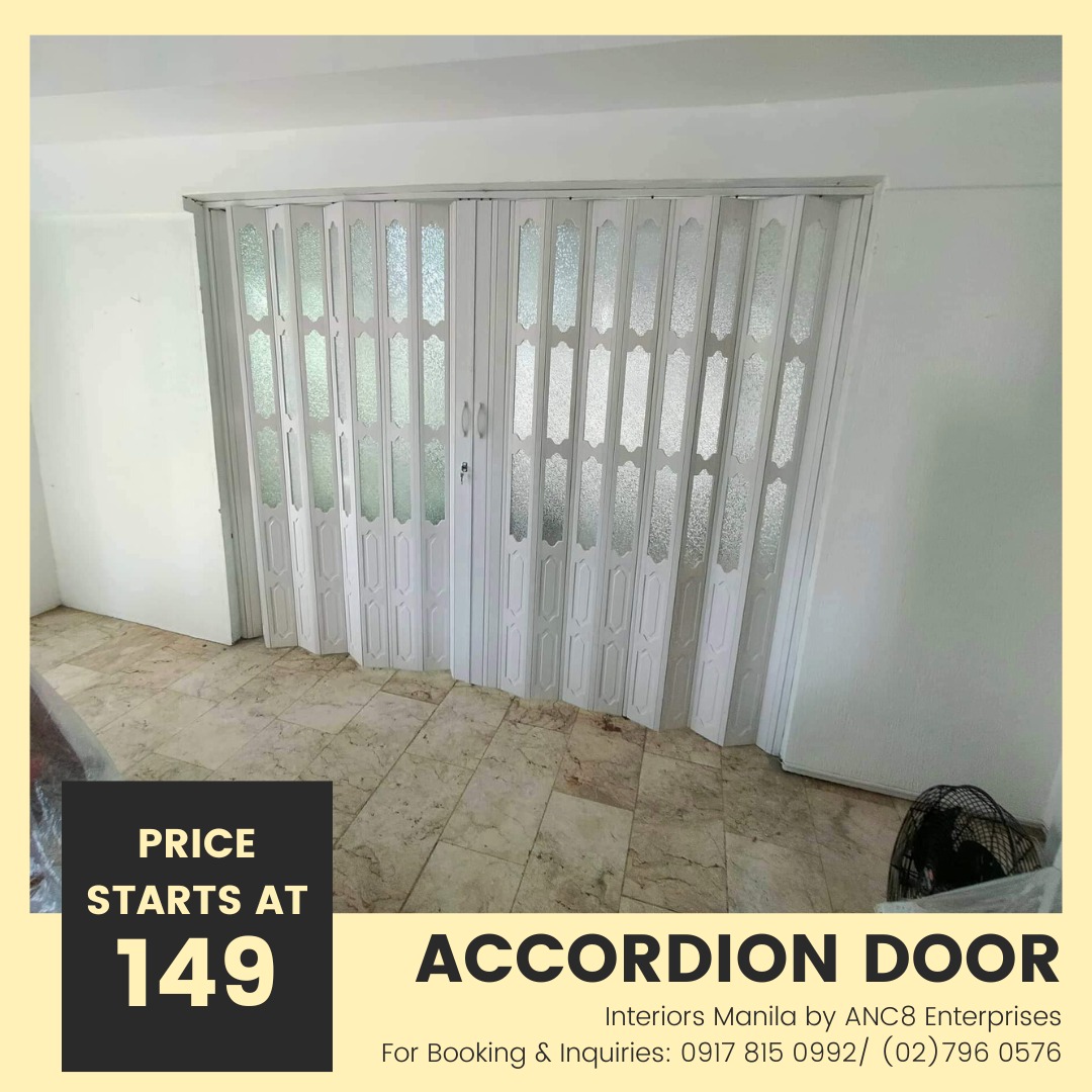 PVC Accordion Door, Furniture & Home Living, Office Furniture ...