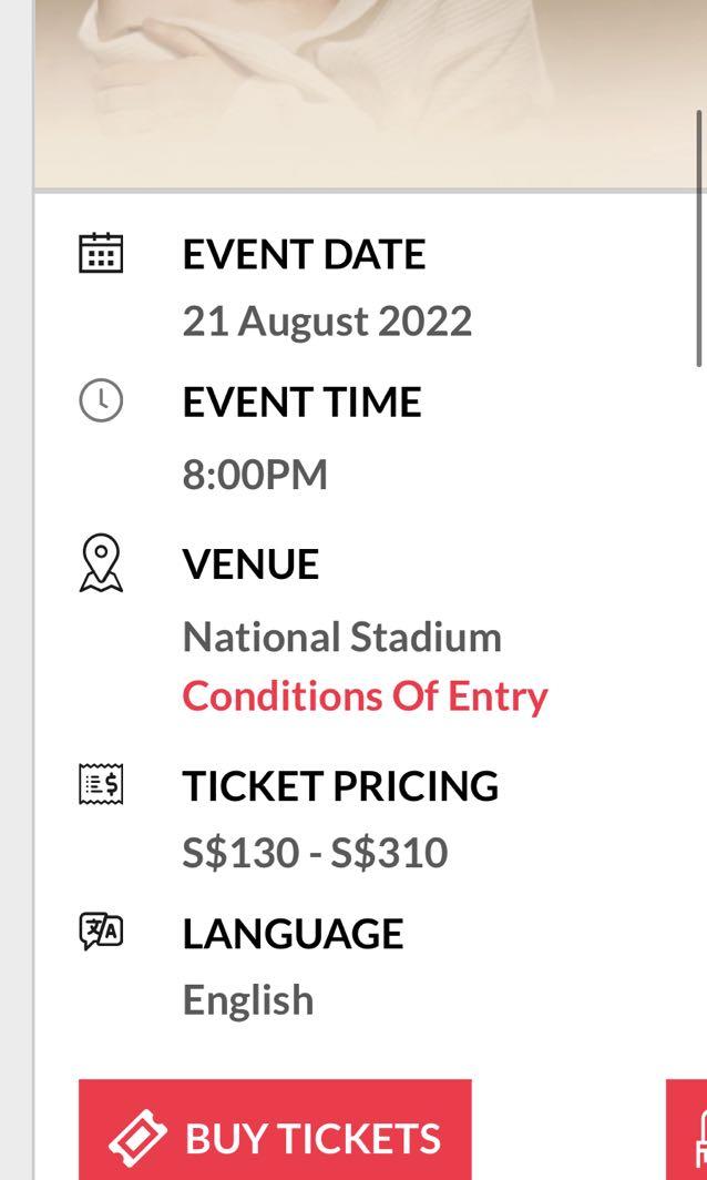 Queuer/ Line up - Billie Eilish Concert 2022 $10/h, Tickets & Vouchers ...