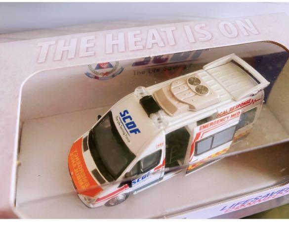 [Rare] Exclusive SCDF Ambulance Toy Car, Hobbies & Toys, Toys & Games ...