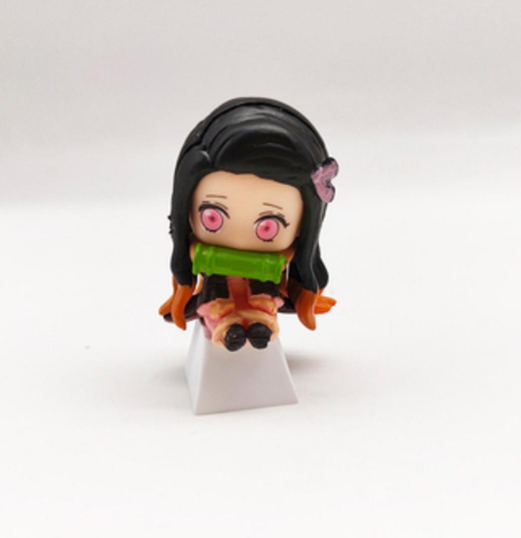 [Ready] Demon Slayer Nezuko Tanjiro Keycaps Xda profile 120keys PBT dye ...