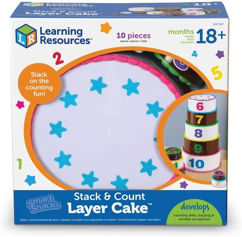 {READY STOCK} Learning Resources LER7312 Smart Snacks Stack and Count Layer Cake, Hobbies & Toys ...