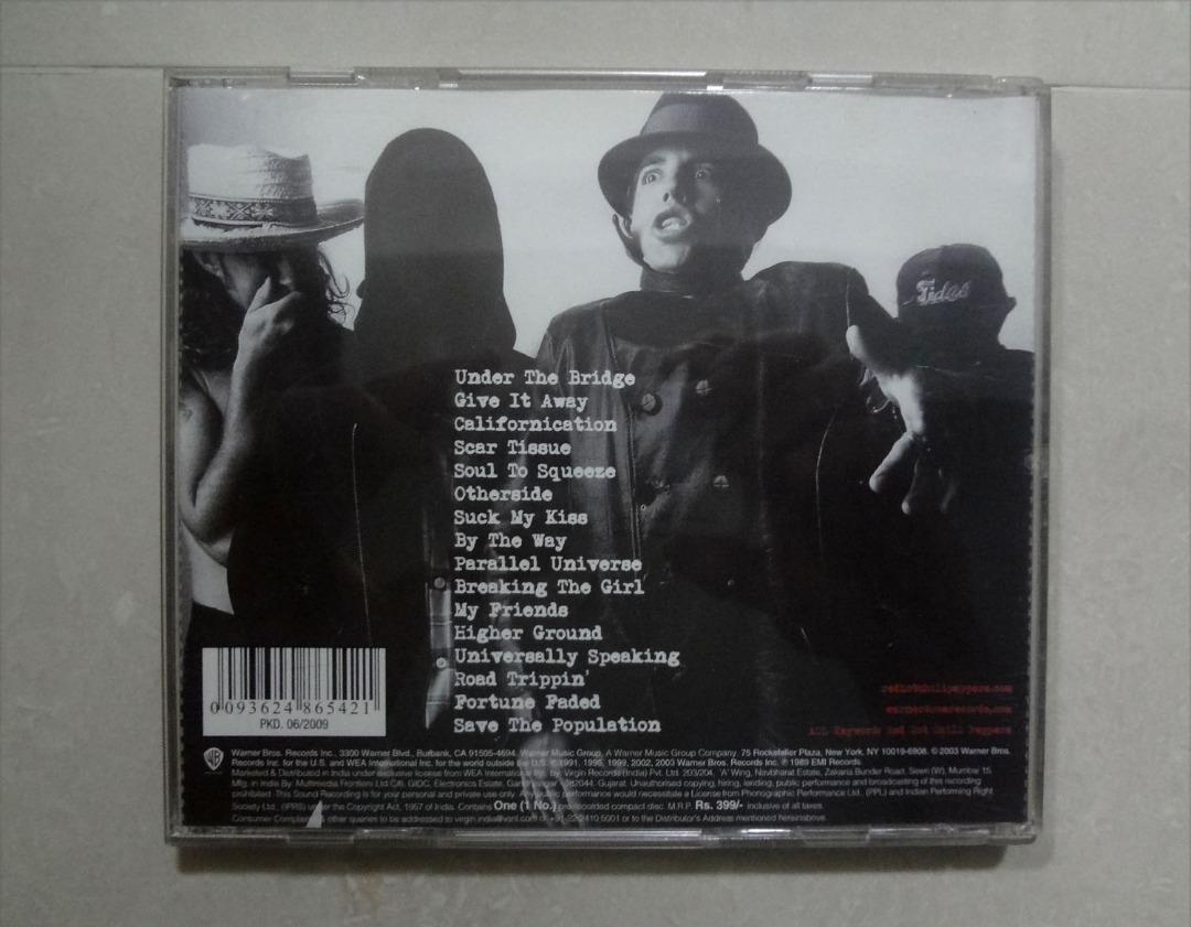 Red Hot Chili Peppers CD Greatest Hits, Hobbies & Toys, Music & Media ...