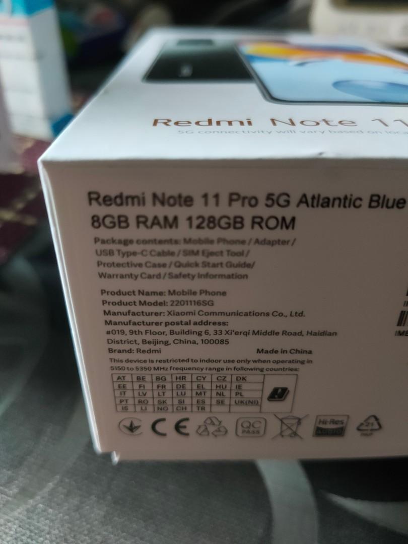 Redmi note 11 pro 5G 8 gb 128gb, Mobile Phones & Gadgets, Mobile Phones ...