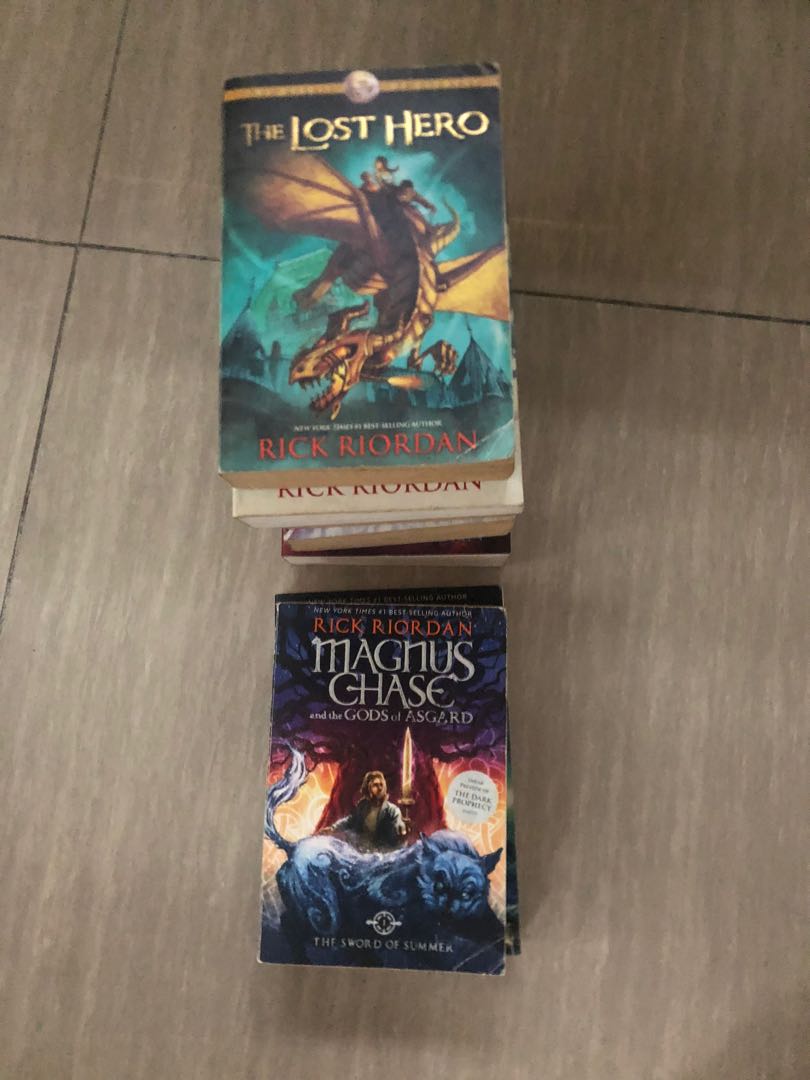 Rick riordan books, Hobbies & Toys, Books & Magazines, Fiction & Non ...